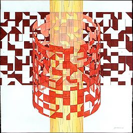 John Anderson Studio: Chance Drawings - artwork that relies on rolling ...